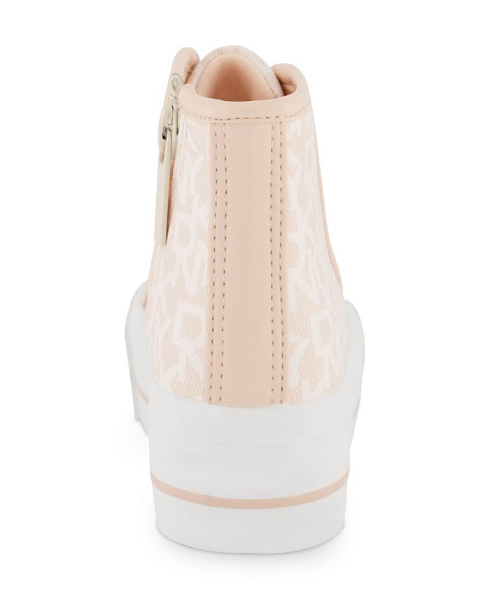 DKNY Little and Big Girls Katie Tall Platform High Top Sneaker - Macy's