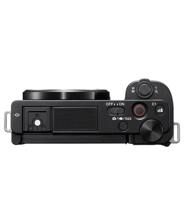Sony Alpha ZV-E10 APS-C Interchangeable Lens Mirrorless Vlog Camera Body (Black) - Macy's