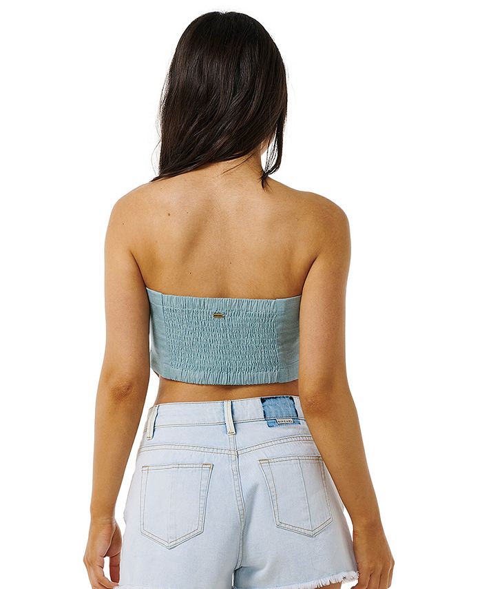 Rip Curl Juniors' Hibiscus Heat Halter-Neck Sleeveless Top - Macy's