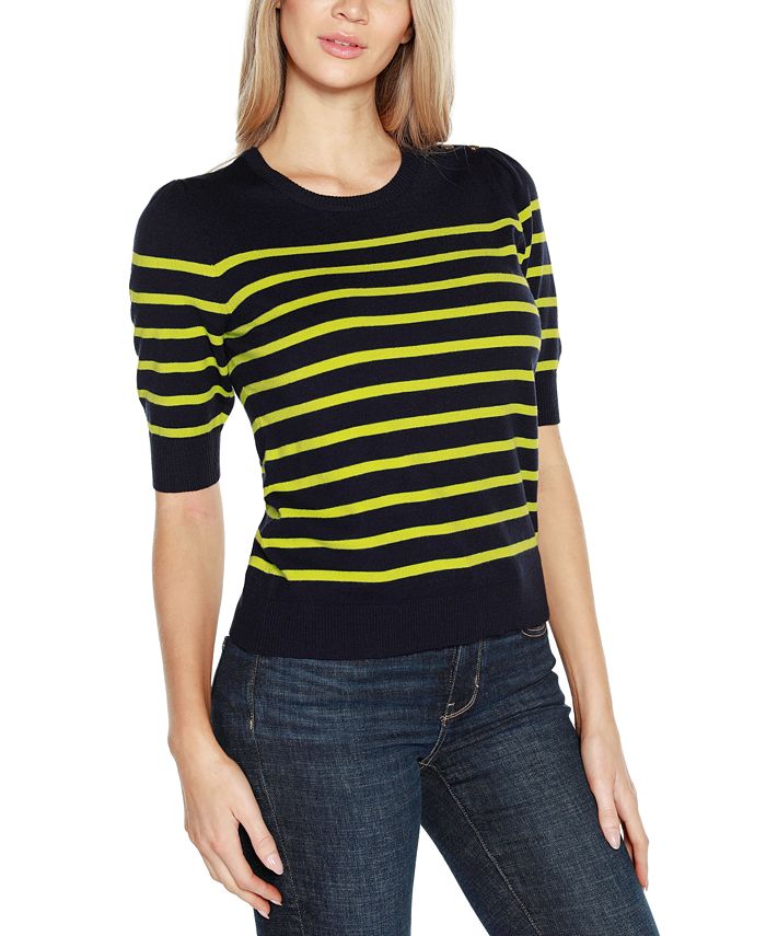 Belldini Women's Breton Striped Sweater - Macy's
