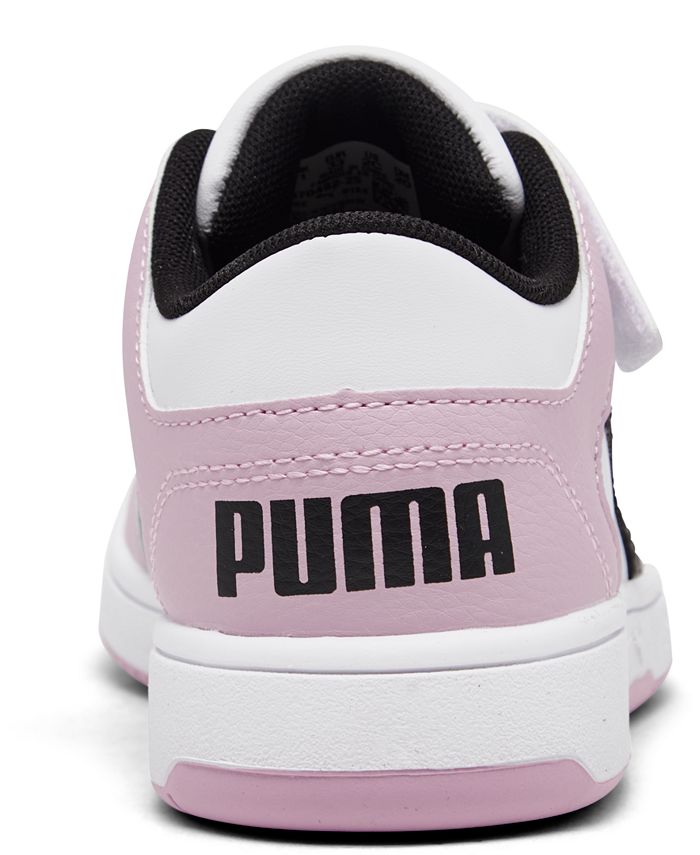 Puma Little Girls' Rebound LayUp Low Casual Sneakers from Finish Line ...