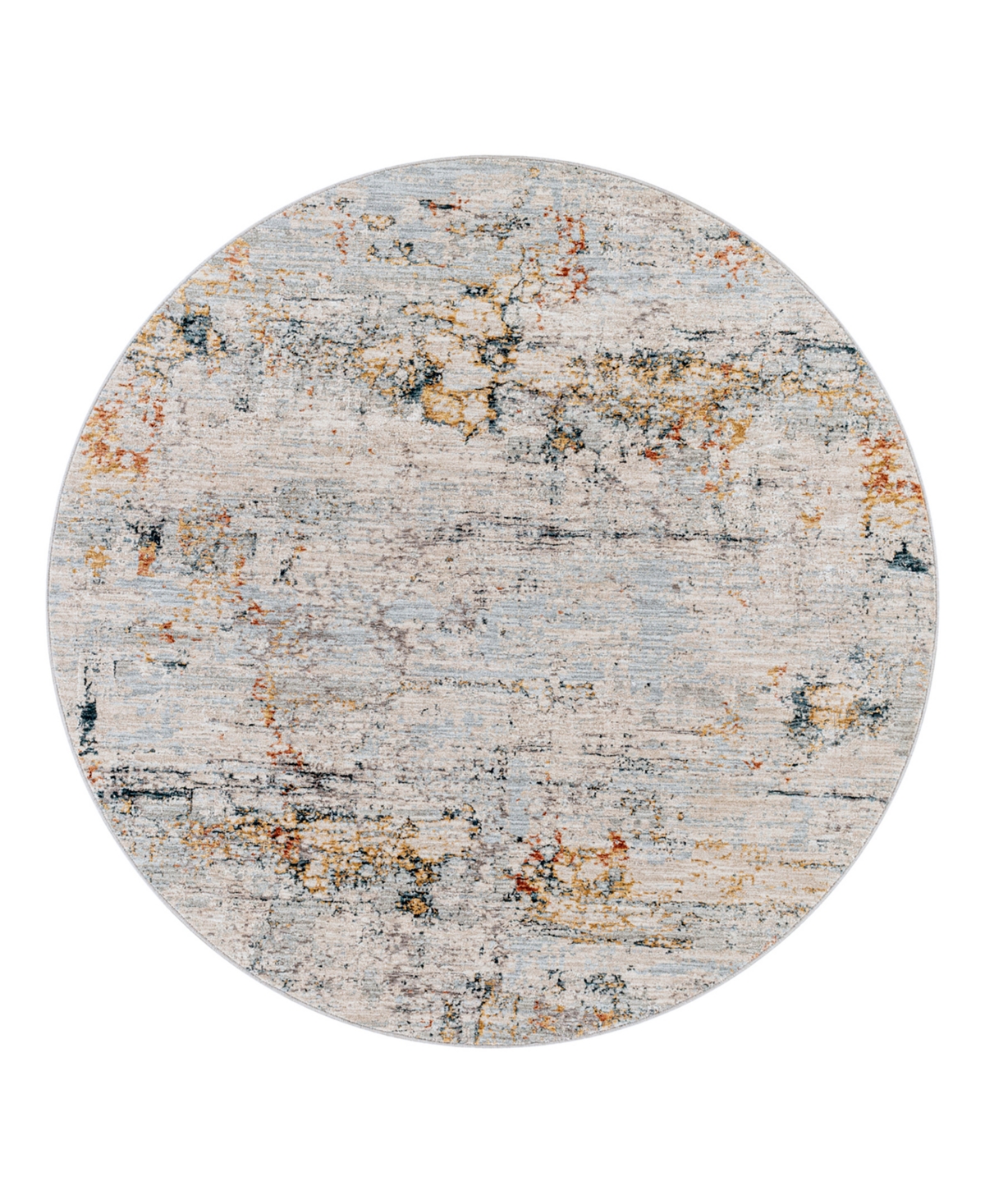 Click here for Livabliss Laila Laa-2300 53x53 Round Area Rug - Gr... prices