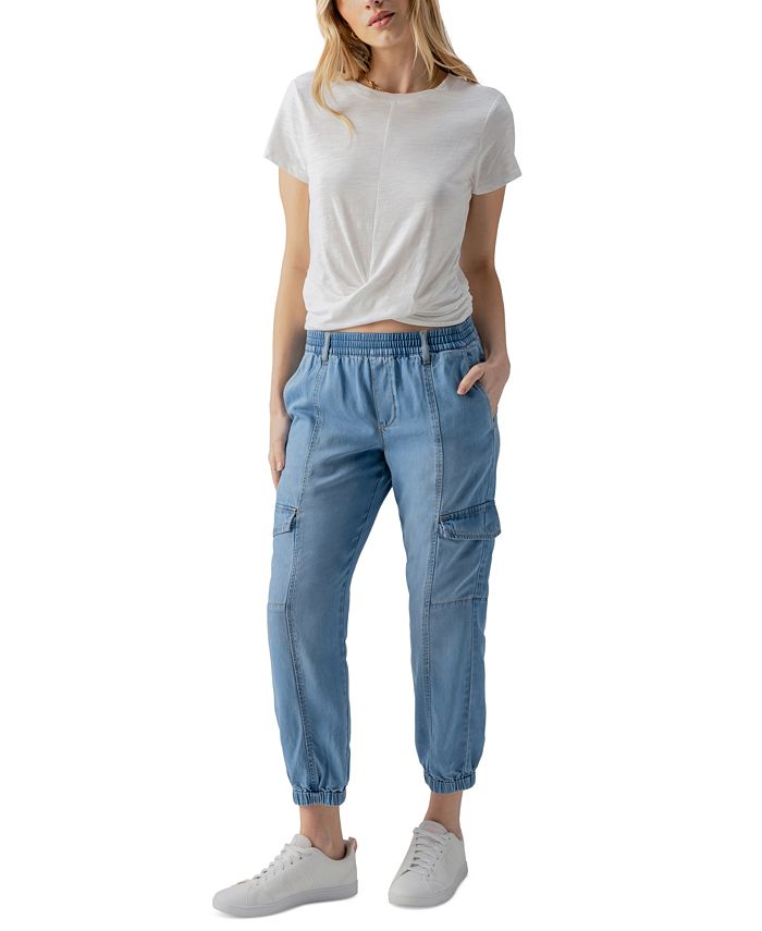 Sanctuary Women's Relaxed Rebel High-Rise Cargo Pants - Macy's