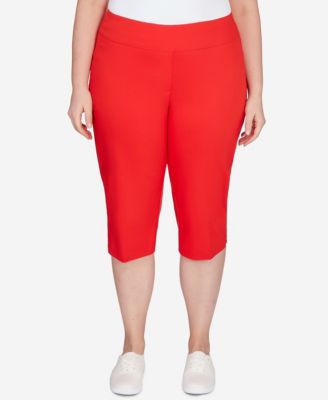 Ruby Rd. Plus Size Americana Clamdigger Capri Pants - Macy's
