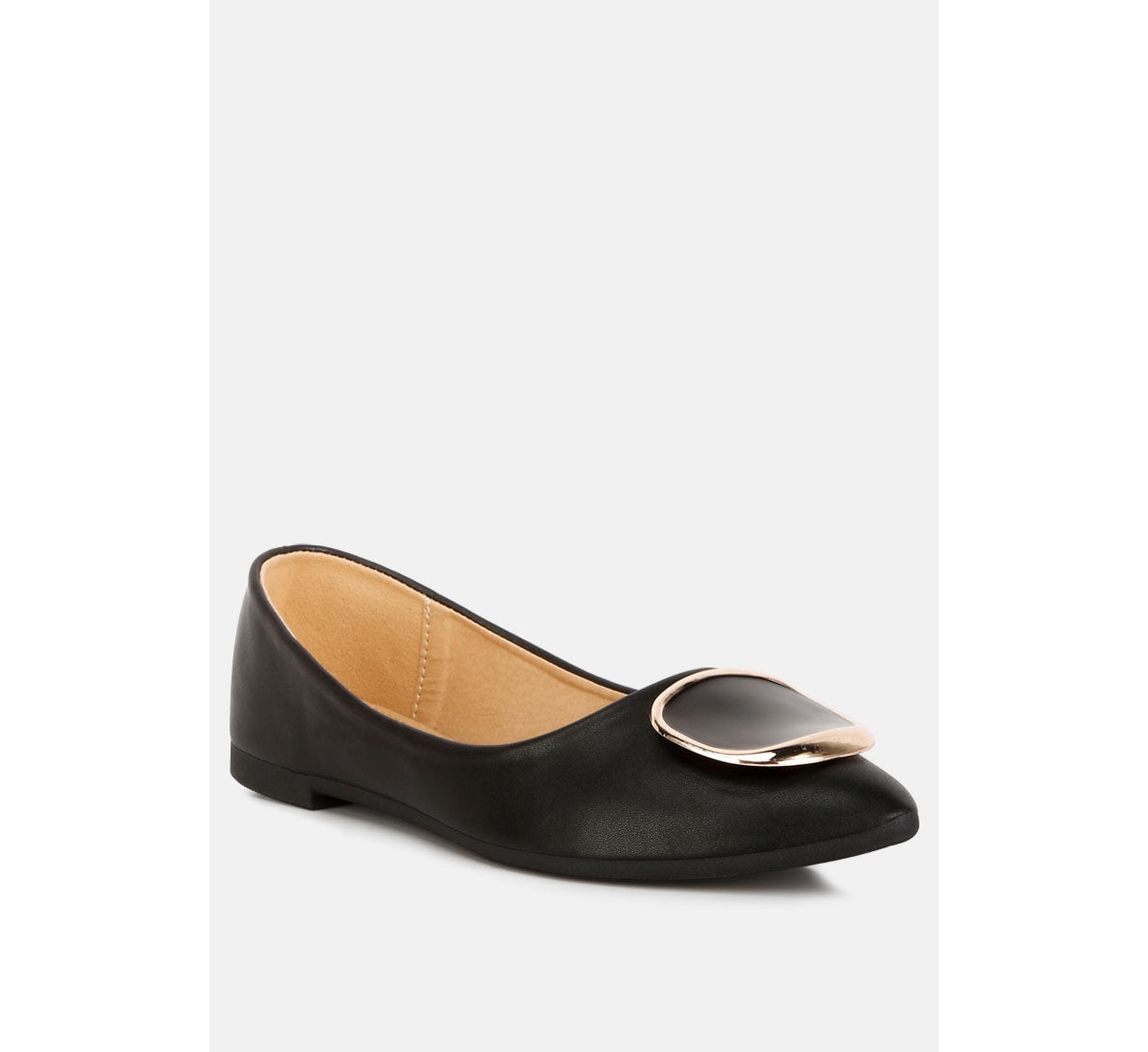 Click here for Karder brooch detail ballet flats - Black prices