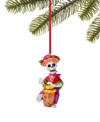 Holiday Lane Day of the Dead Skull Drummer Ornament, Exclusively at ...