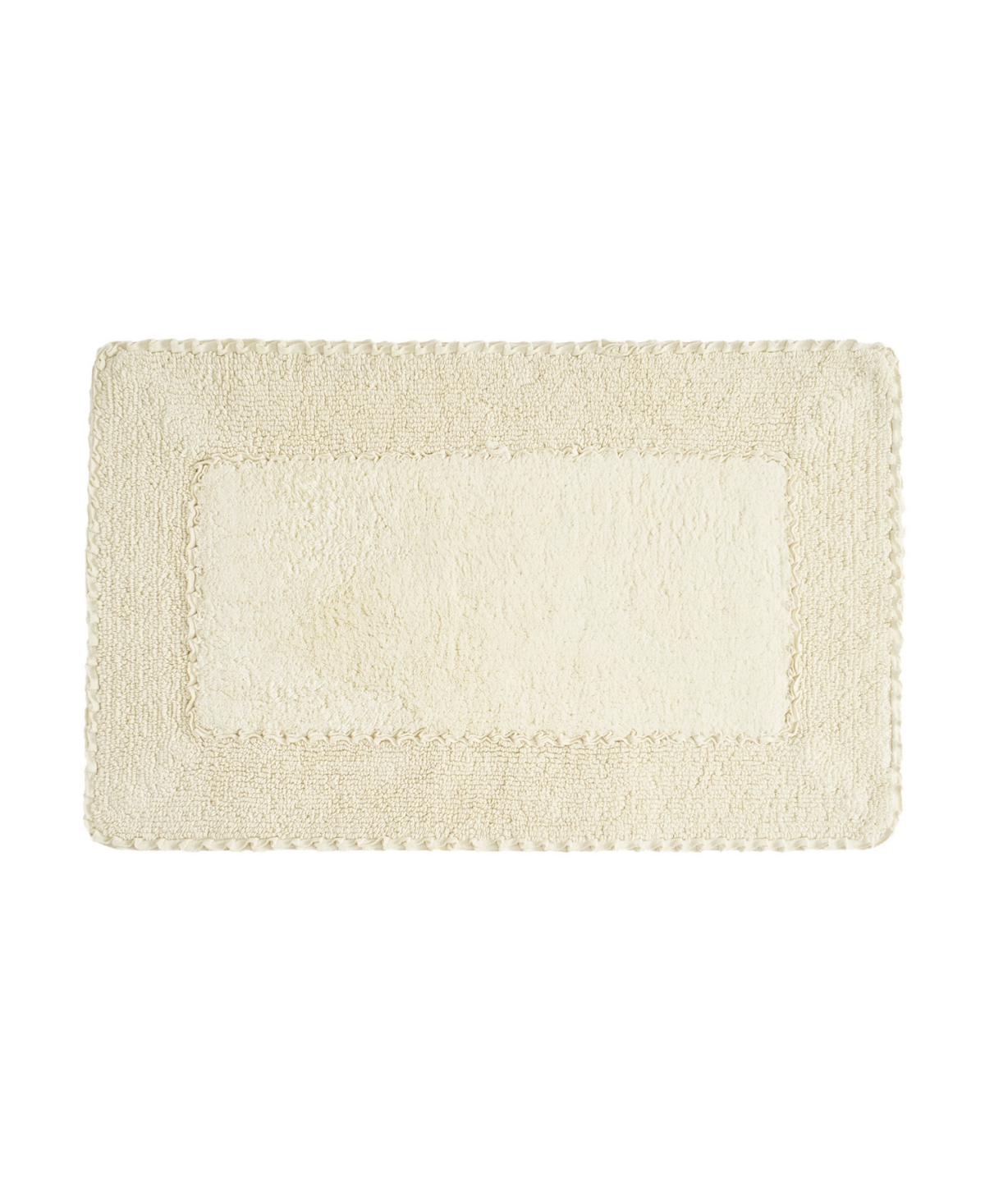 Click here for Laura Ashley Cotton Ruffled Bath Rug  17 x 24 - Ye... prices