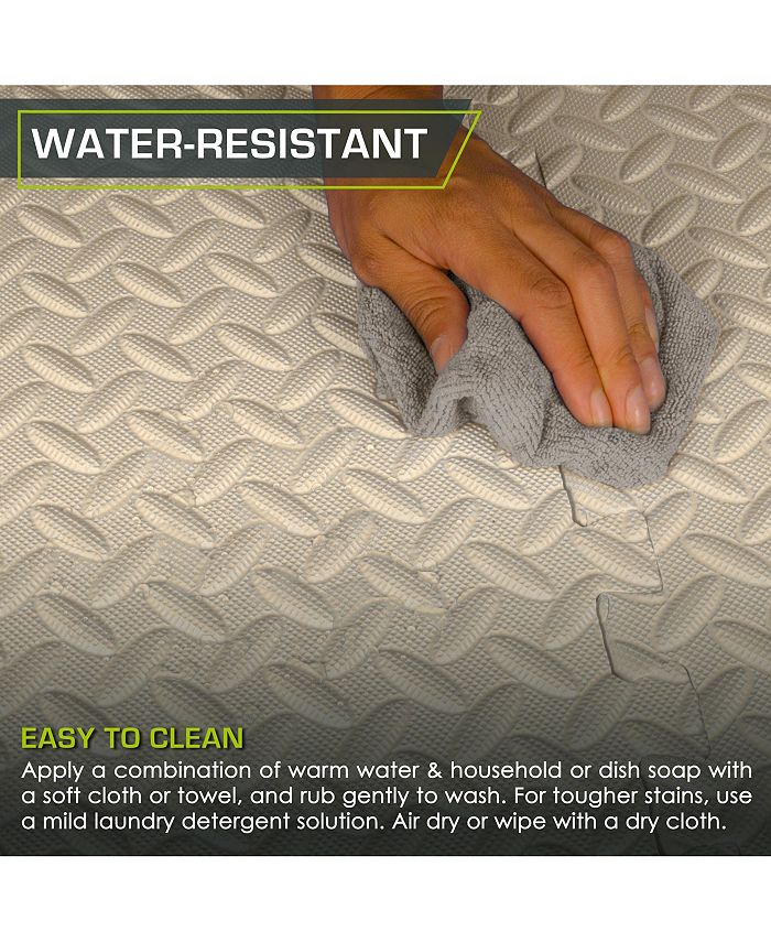 ProsourceFit Exercise Puzzle Mat 1/2-in, 24 Sq Ft - 6 Tiles - Macy's