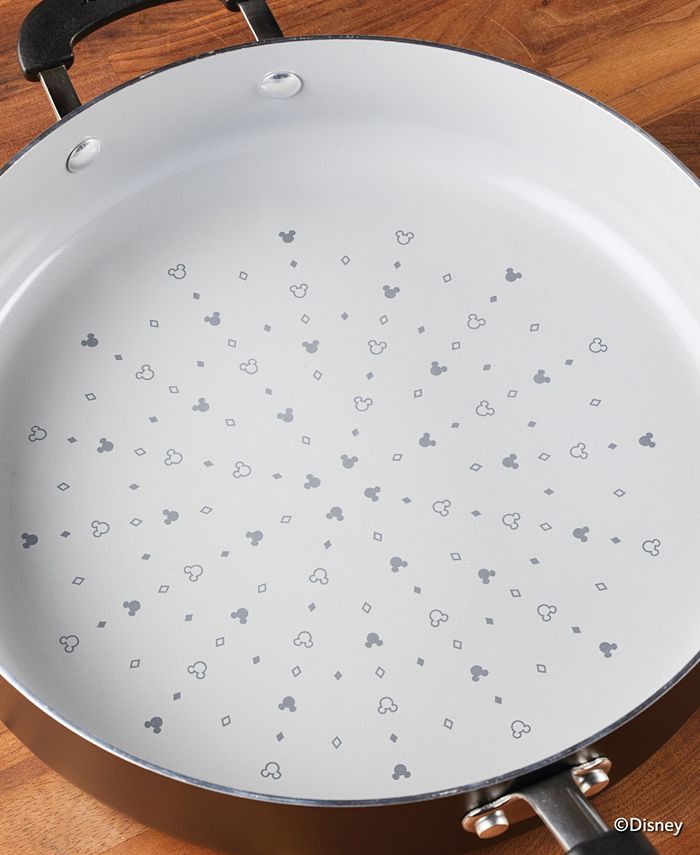 Farberware Disney Monochrome Ceramic Nonstick 4.5 Quart Saute Pan with ...