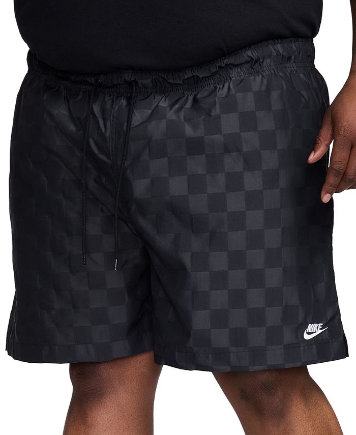 Nike Men's Club Flow Checker Logo Shorts - Macy's
