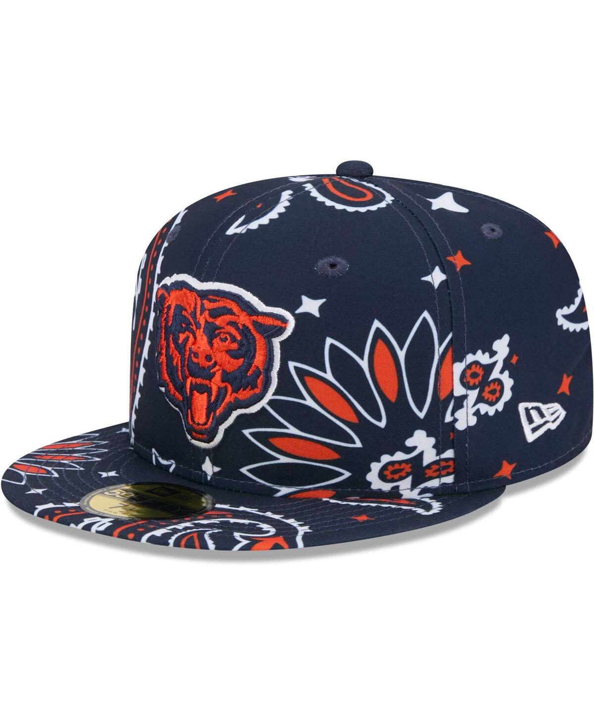 Click here for New Era Mens Navy Chicago Bears Paisley 59Fifty Fi... prices