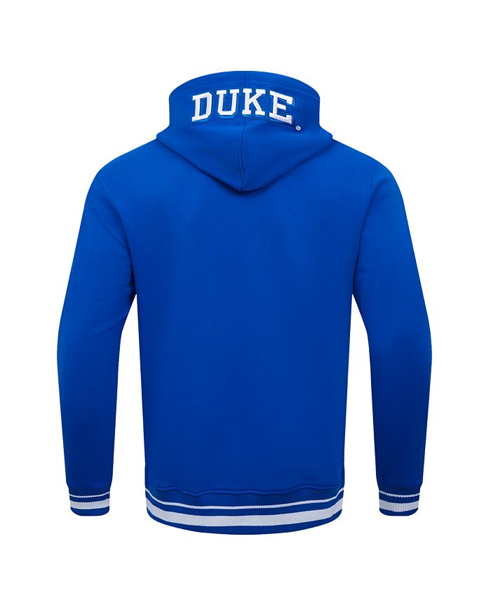 Pro Standard Men's Royal Duke Blue Devils Script Tail Pullover Hoodie ...