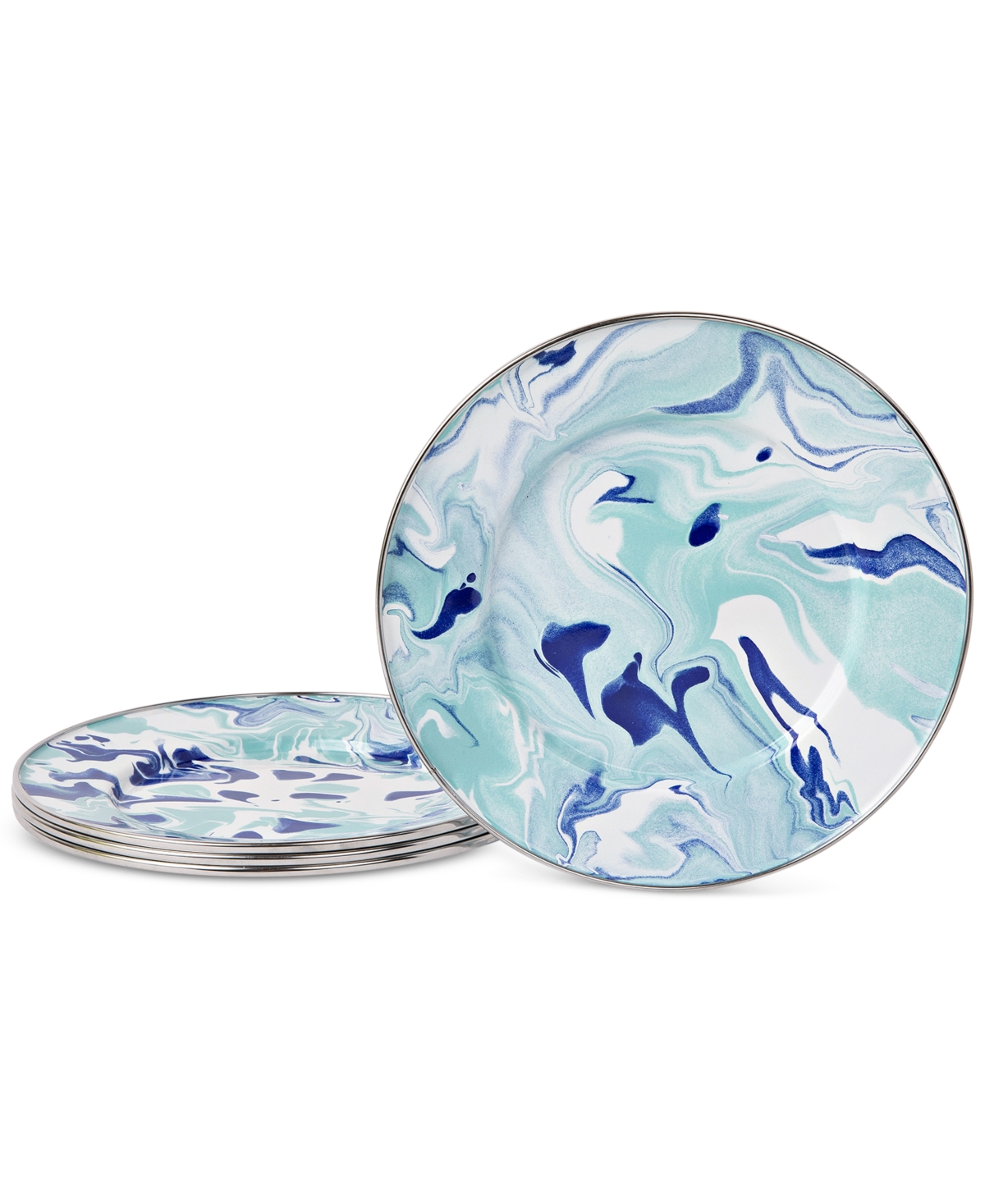 Click here for Golden Rabbit Lagoon Dinner Enameled Steel Dinner... prices