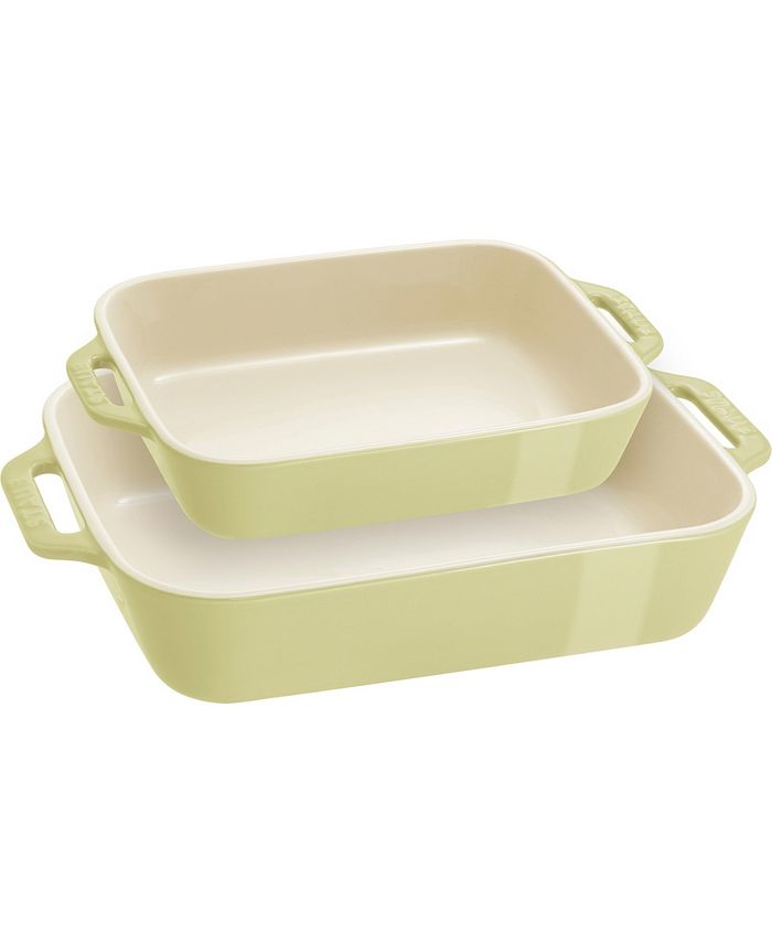 Staub Ceramic 2pc Rectangular Baking Dish Set - Macy's