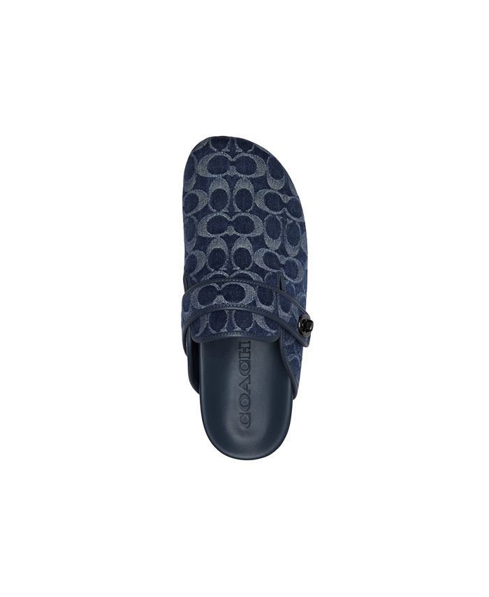 COACH Men's Blake Denim Clog Sandal - Macy's