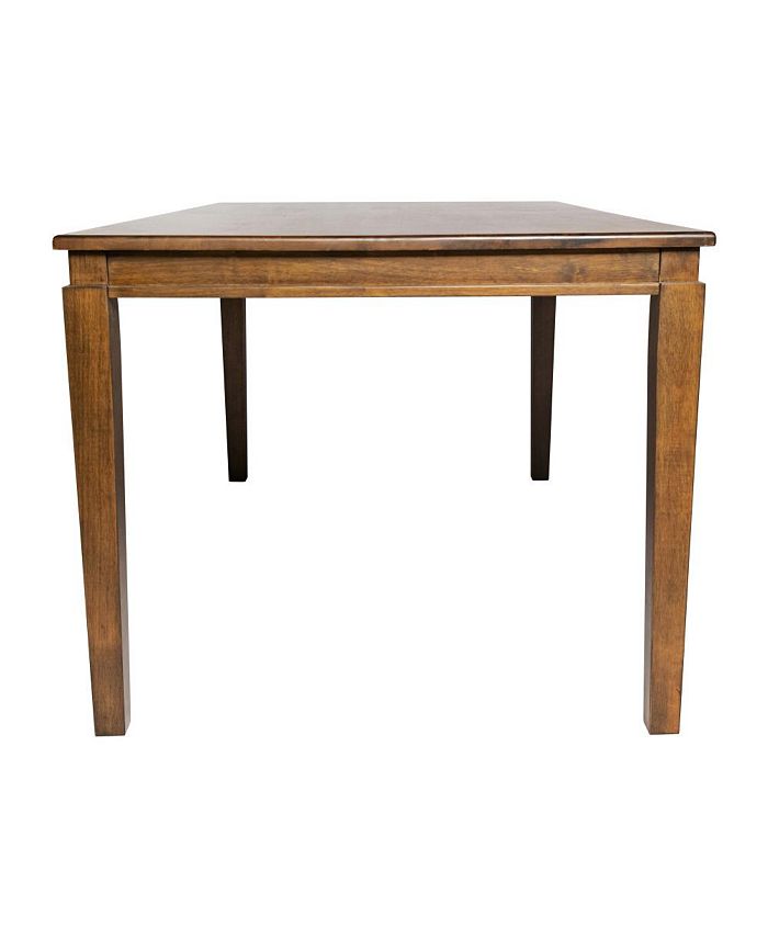 MERRICK LANE Hayden Wooden Dining Table With Tapered Legs - Macy's