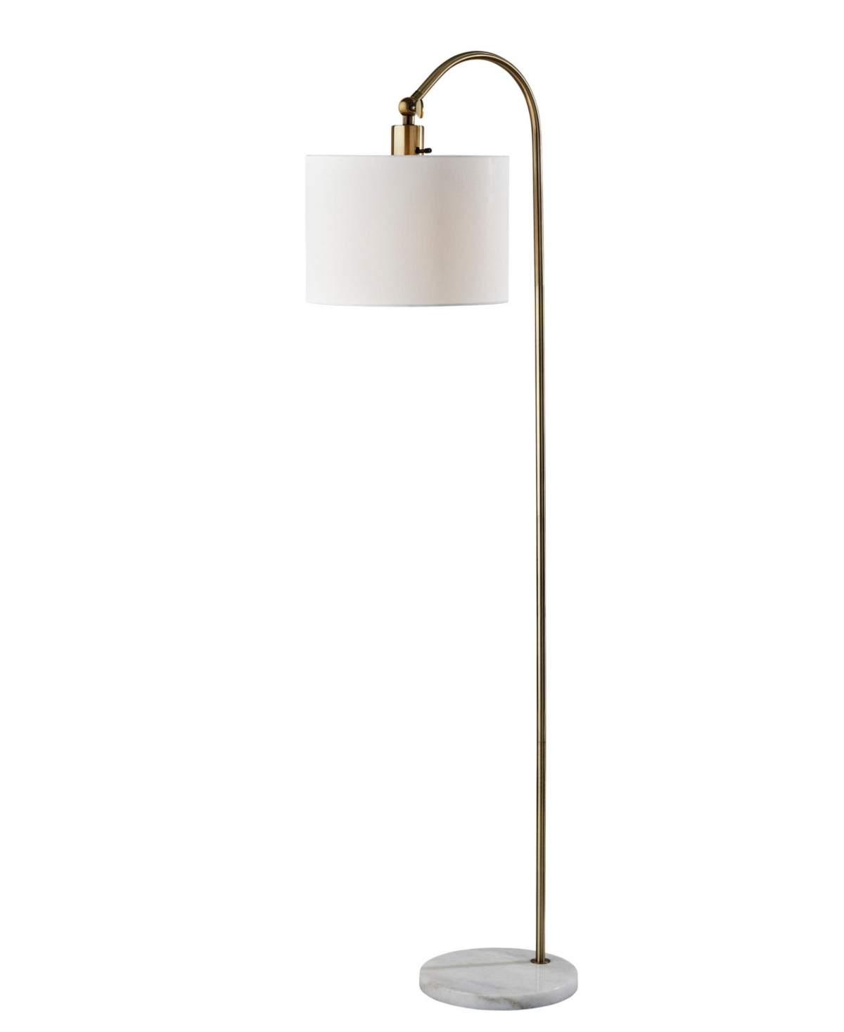 Click here for Adesso 59 Meredith Floor Lamp - Antique-Like Brass prices