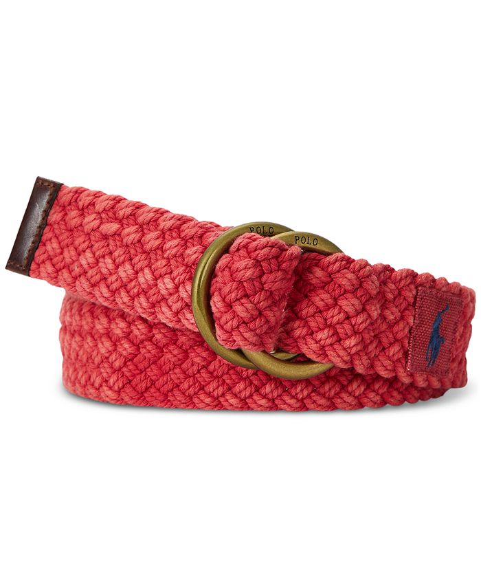 Polo Ralph Lauren Men's Braided Cotton Belt - Macy's