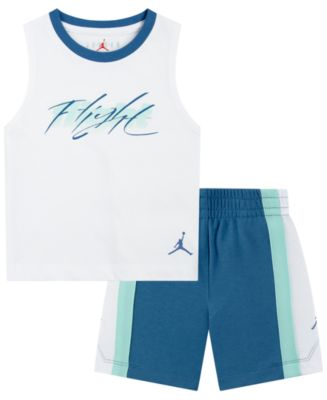 Jordan Little Boys Double Flight Tank Top and Shorts Set - Macy's