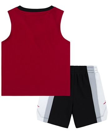 Jordan Little Boys Double Flight Tank Top and Shorts Set - Macy's