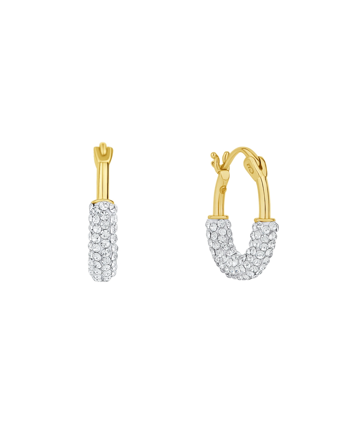 Click here for And Now This Crystal Hoop Earring - Gold prices