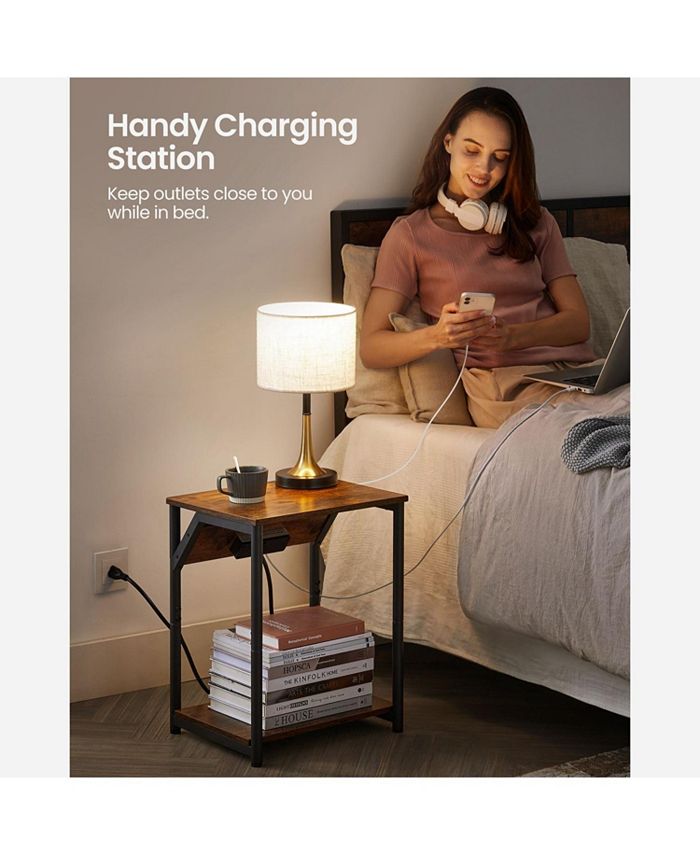 Slickblue Plug-in Series Side Table With Usb Ports And Outlet - Macy's