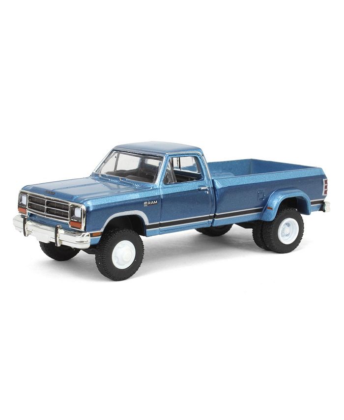 Greenlight Collectibles 1/64 1989 Dodge Ram D-350, Twilight Blue ...