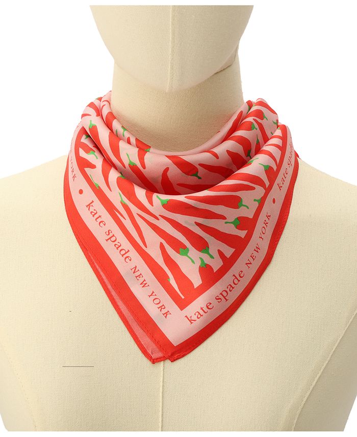 kate spade new york Women's Peppers Silk Bandana - Macy's