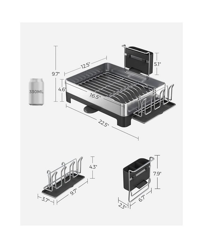 Slickblue Stainless Steel Dish Drying Rack - Macy's