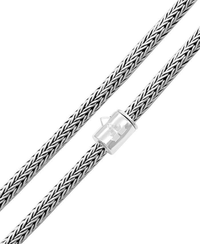 DEVATA Foxtail Round 5mm Chain Necklace in Sterling Silver - Macy's