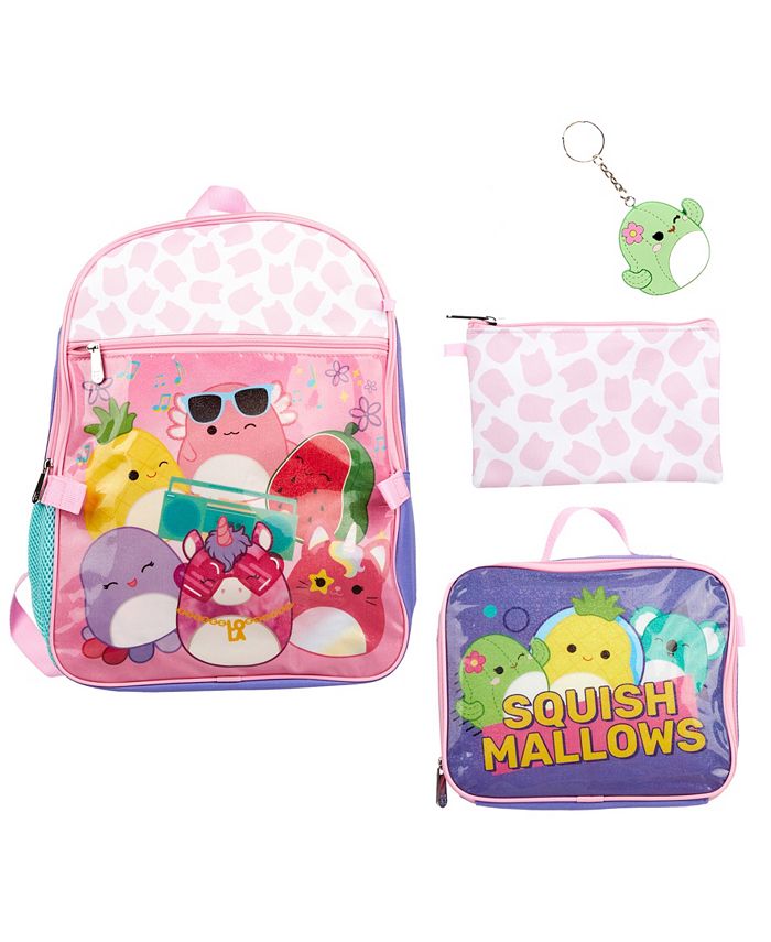 Squishmallows Girl's 5 P C Backpack Set - Macy's
