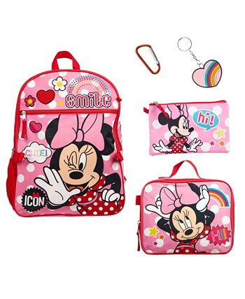 Mickey Mouse Girl's Minnie Mouse 5 PC Backpack Set - Macy's