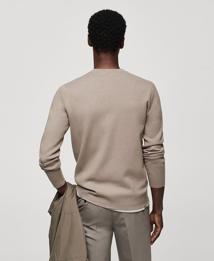 MANGO Men's Thermoregulating Fine-Knit Sweater - Macy's