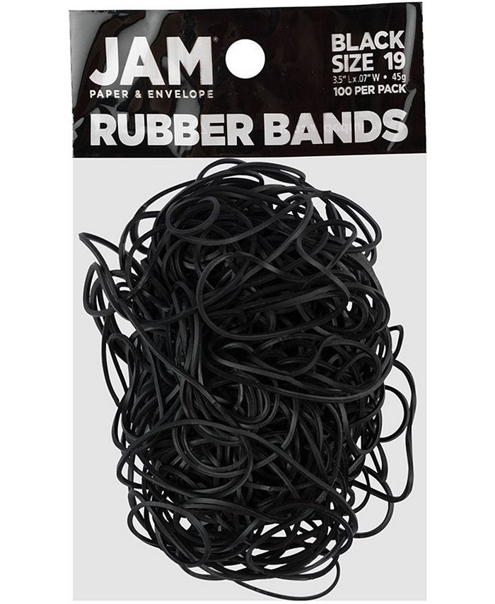 JAM Paper Durable Rubber Bands - Size 19 - Multi-Purpose Rubber bands ...