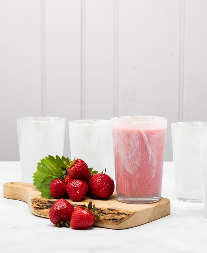 Fortessa Swirl Ice Beverage Glass, 14 oz - Set of 6 - Macy's
