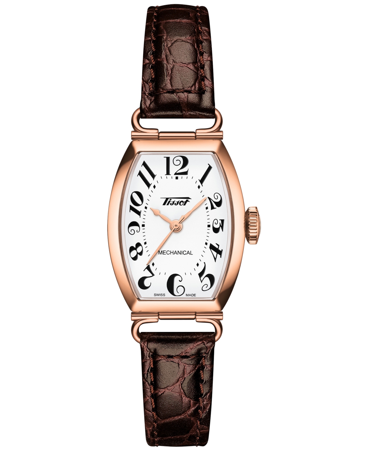 Click here for Tissot Womens Swiss Automatic Porto Brown Leather... prices