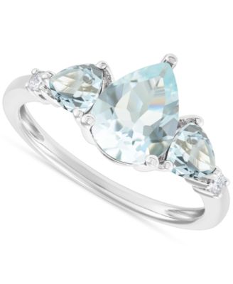 Macy's aquamarine ring store