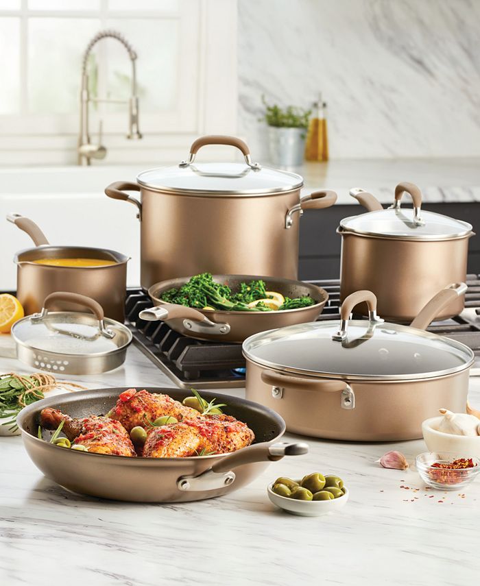 Circulon Premier Professional Hard-Anodized Aluminum 10-Pc. Cookware ...