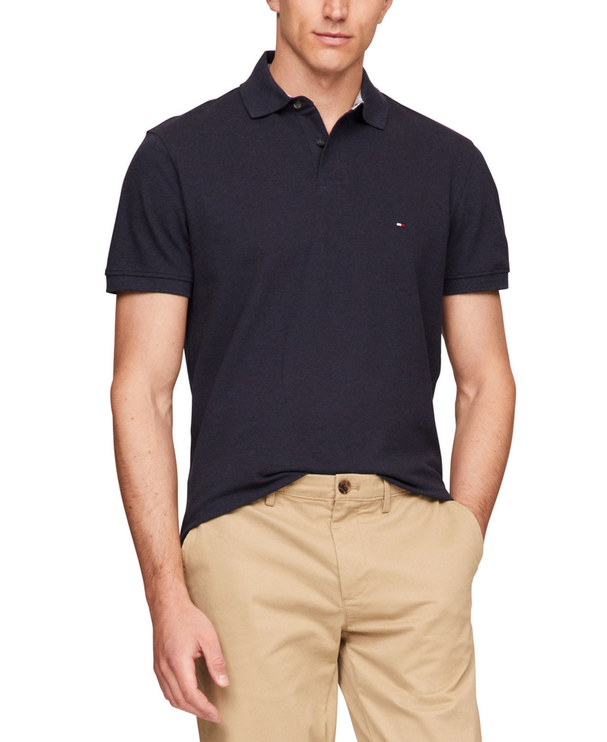Click here for Tommy Hilfiger Mens 1985 Slim Fit Polo Shirt - Des... prices