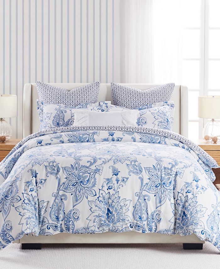 Levtex Bennett Reversible 3-Pc. Comforter Set, Full/Queen - Macy's