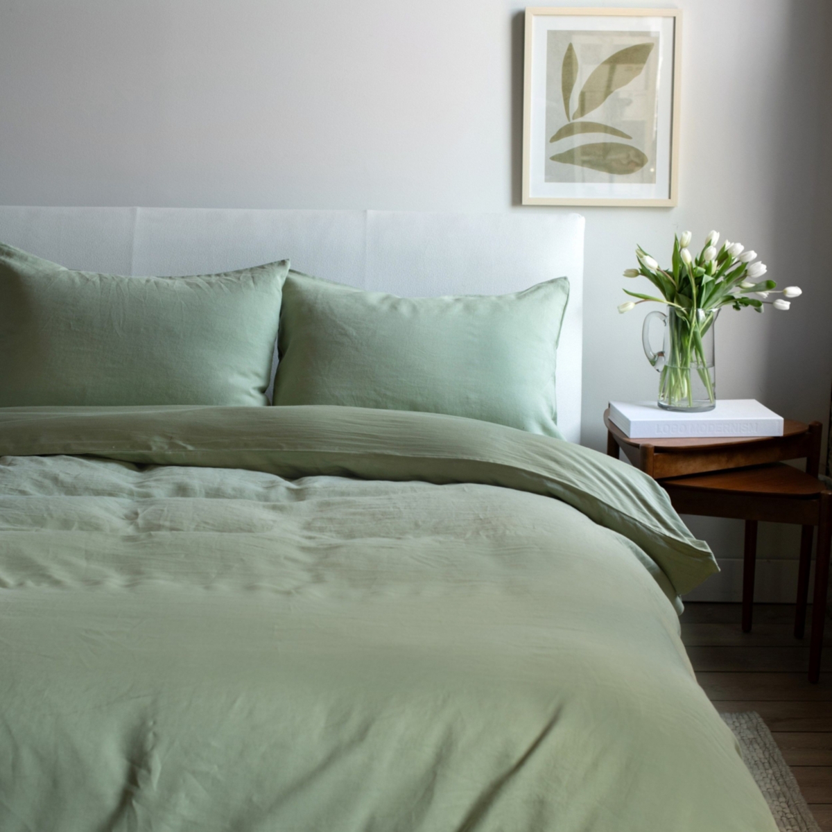 Click here for French Linen and Cotton Duvet & Sham Set - Full/Qu... prices