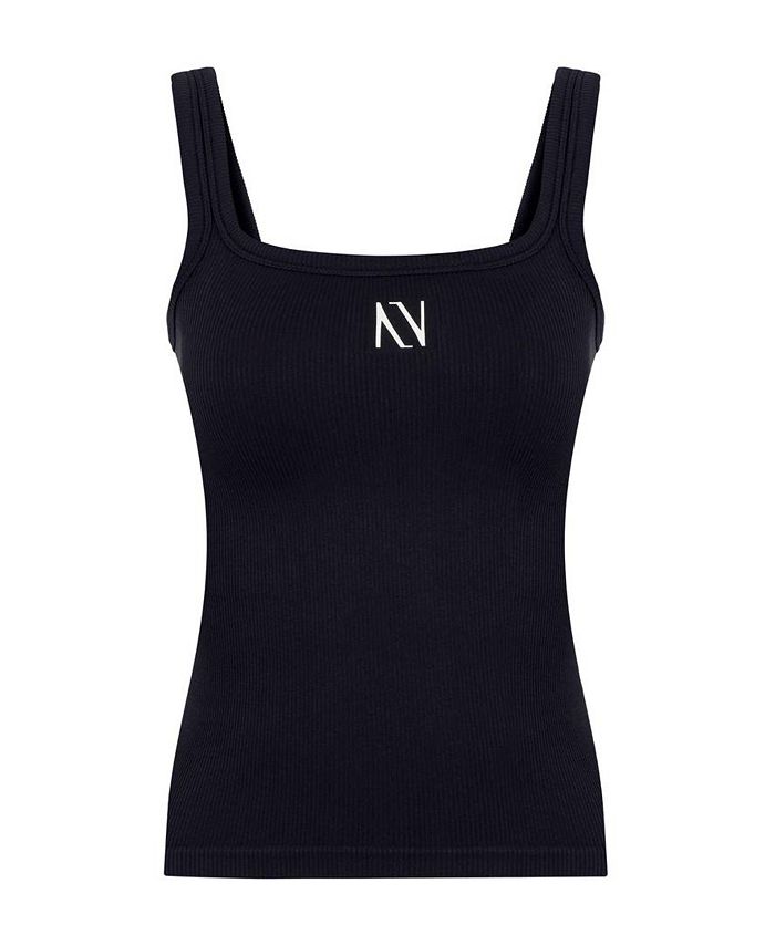 NOCTURNE Women's Ribbed Wide Strap Top - Macy's