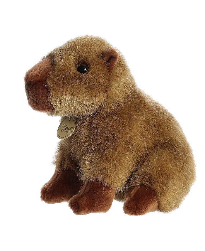 Aurora Small Capybara Miyoni Realistic Plush Toy Brown 9" - Macy's