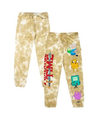 Dumbgood Men's Tan Adventure Time Tie-Dye Characters Sweatpants - Macy's