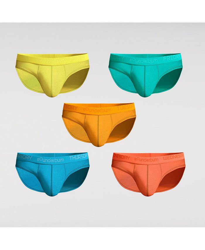 Rounderbum Men's CYBER DAILY Package Brief 5Pack - Macy's