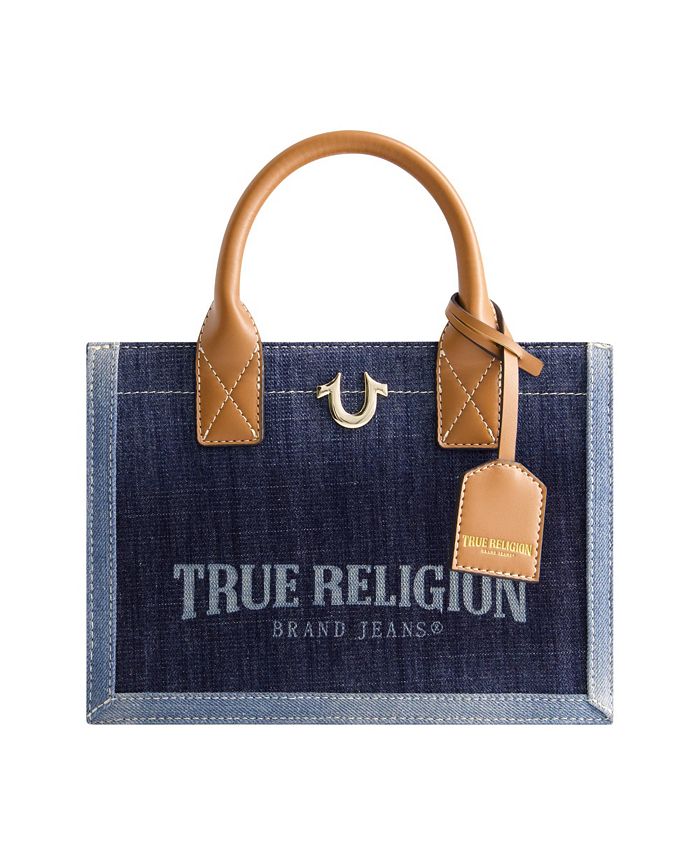 True Religion Modern Edge Denim Tote - Macy's