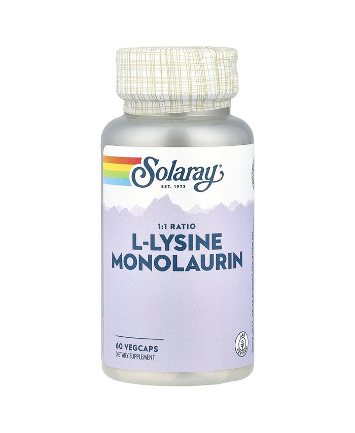 Solaray L-Lysine Monolaurin 1:1 Ratio - 60 VegCaps - Macy's