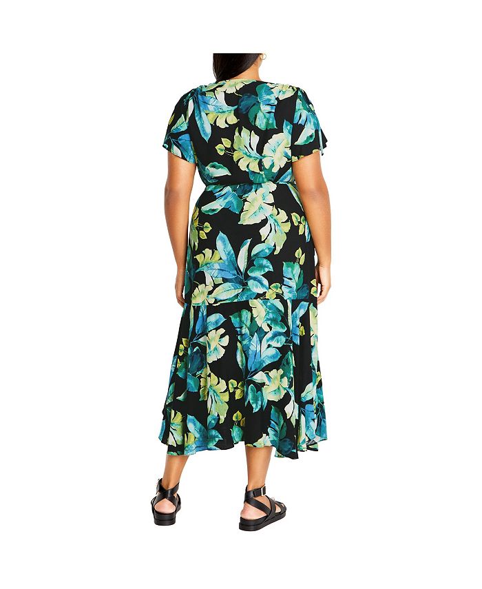 CITY CHIC Plus Size Imogen Print Dress - Macy's