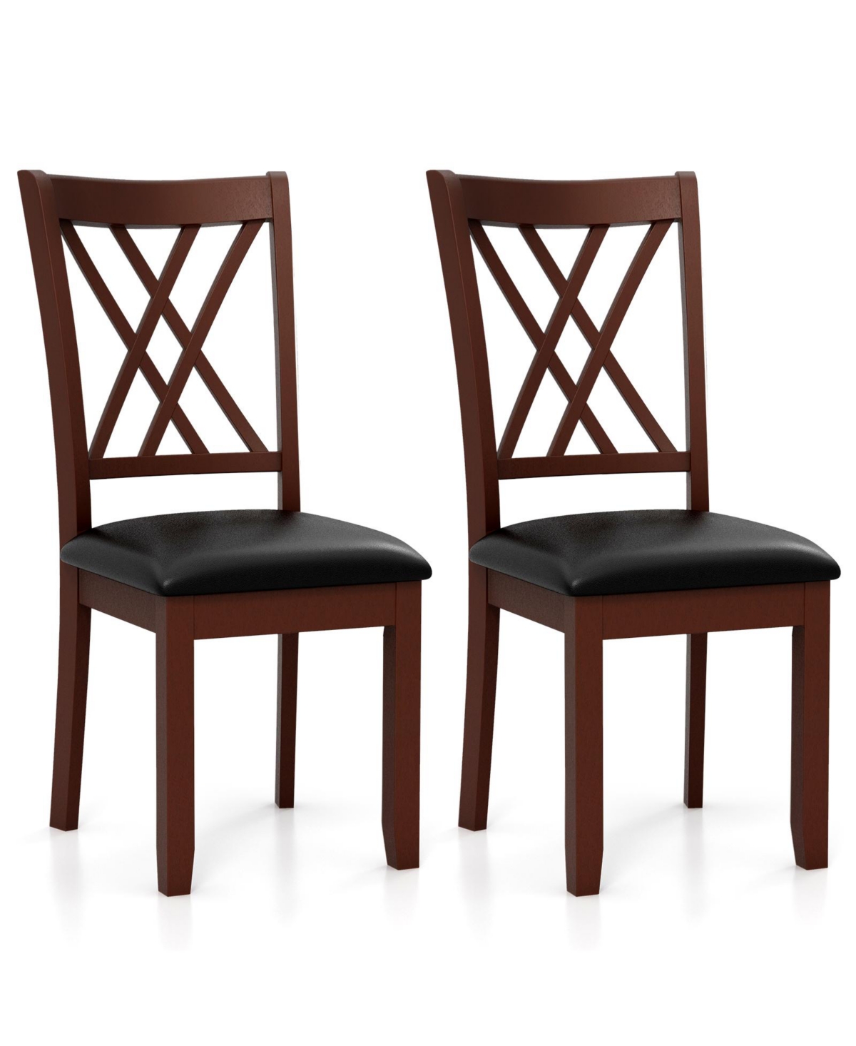 Click here for Sugift Set of 2 Dining Chair with Backrest and Pad... prices
