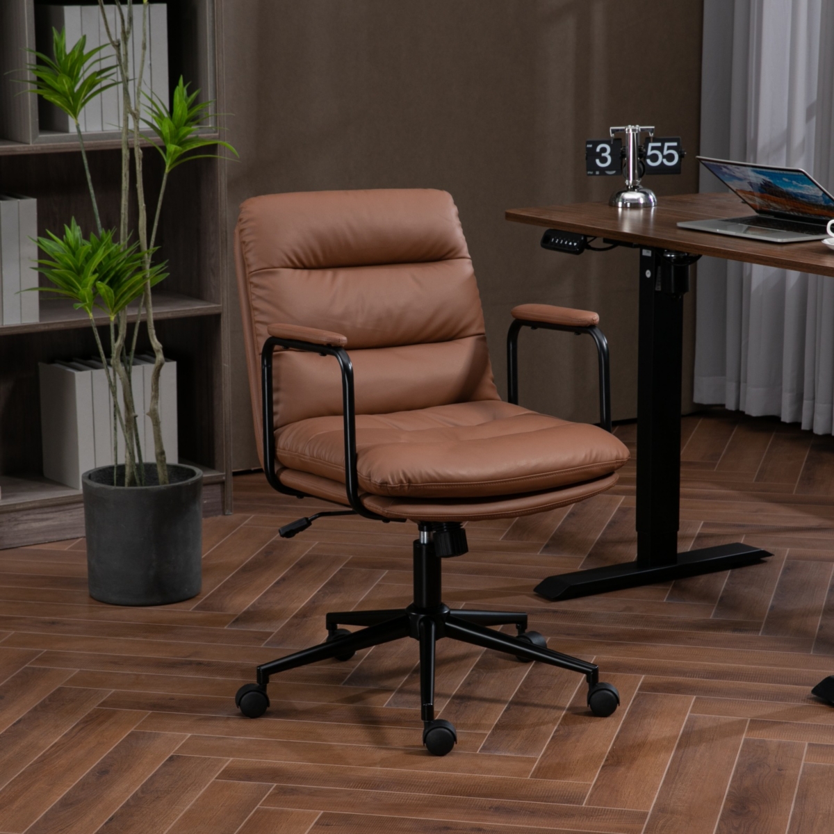 Click here for Streamdale Ergonomic Pu Leather Office Chair with... prices
